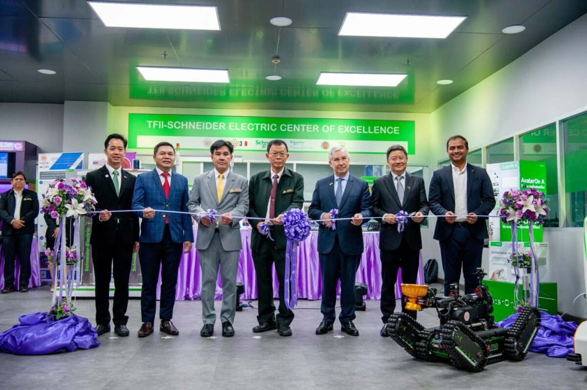 มจพ. เปิดศูนย์ TFII-Schneider Electric Center of Excellence
