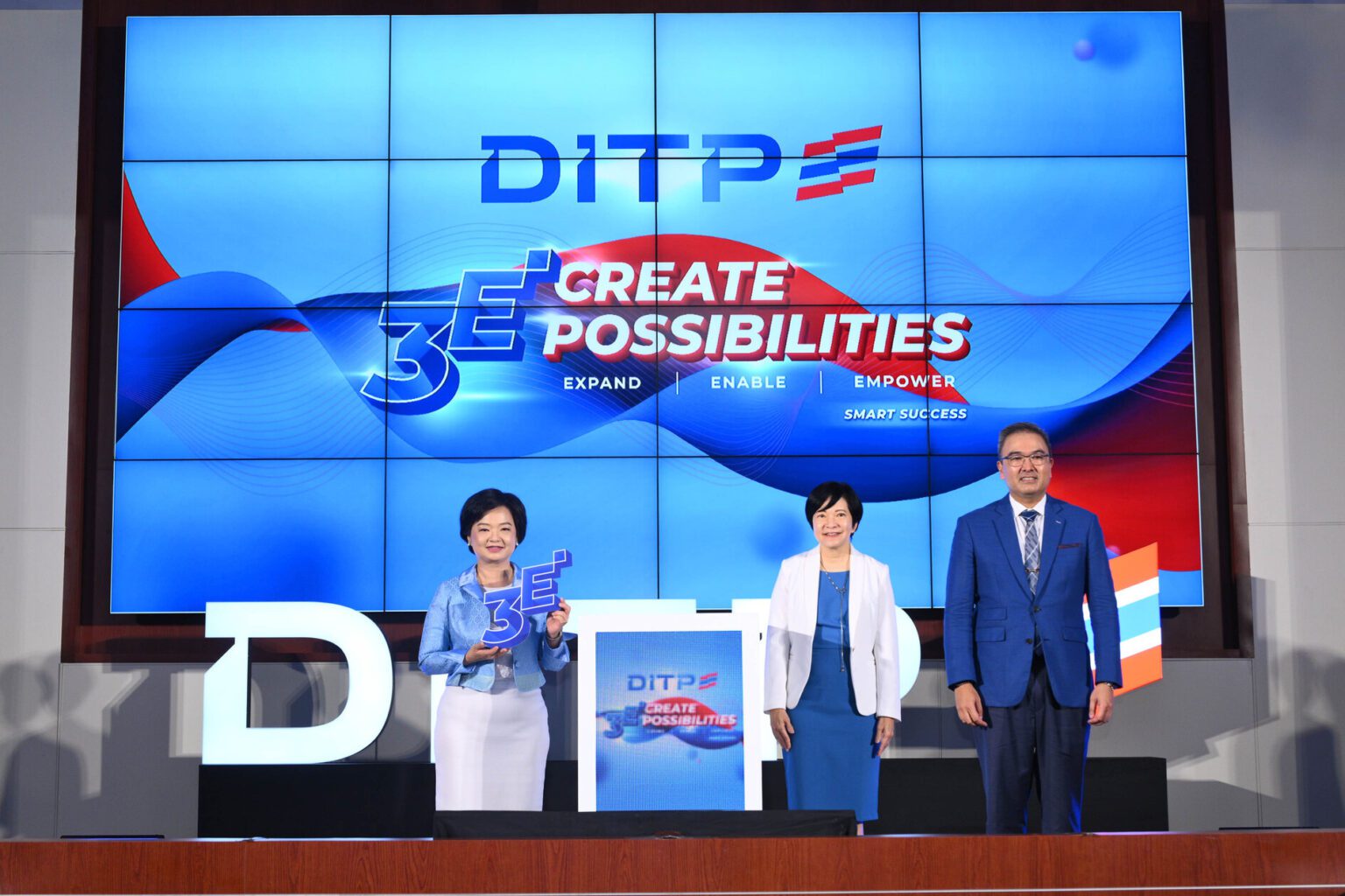 “DITP” เปิดโลโก้ใหม่ “3E CREATE POSSIBILITIES” ไทยสู่เวทีโลก