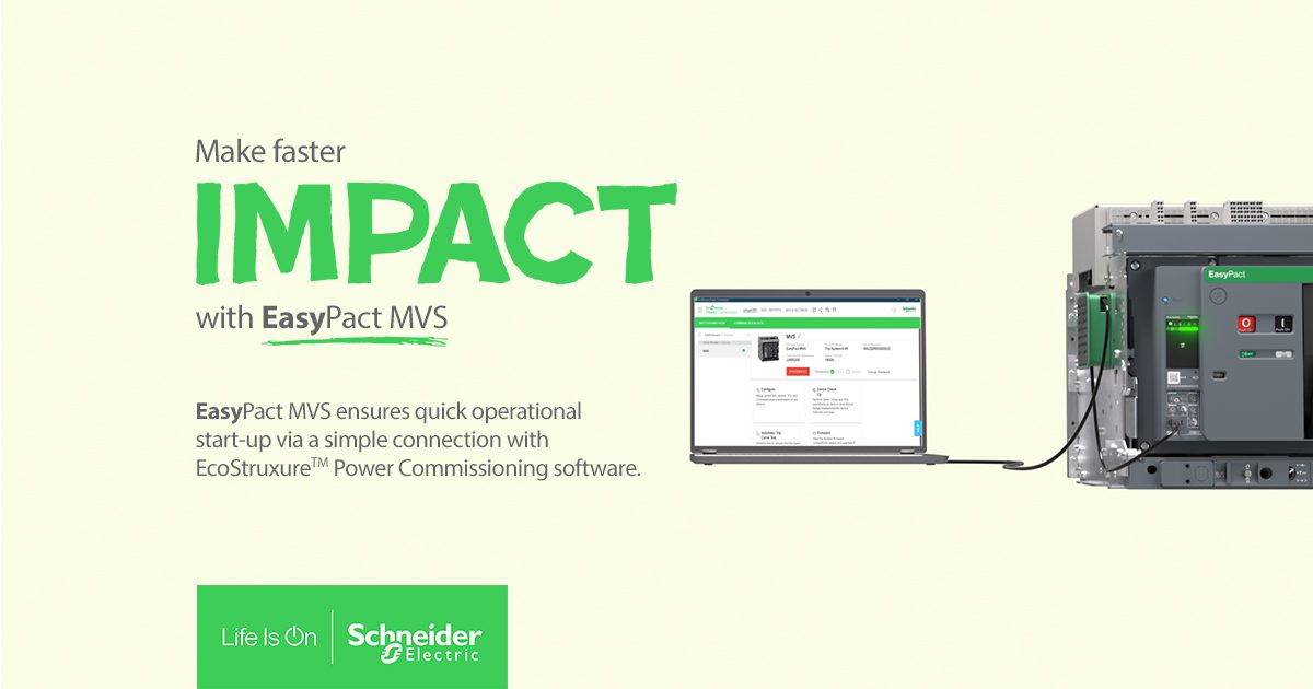 ชไนเดอร์ เปิดตัว “New EasyPact MVS” เซอร์กิตเบรกเกอร์ดิจิทัล