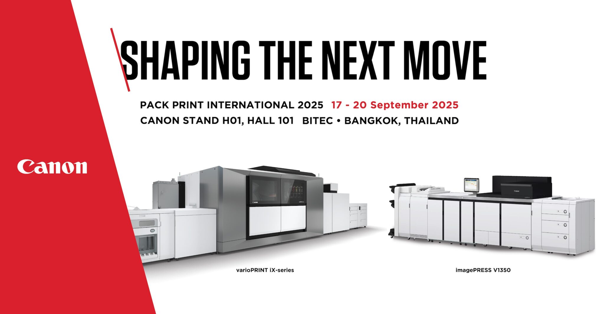 CANON เปิดโลกอนาคตแห่งการพิมพ์ในงาน Pack Print International 2025 ...